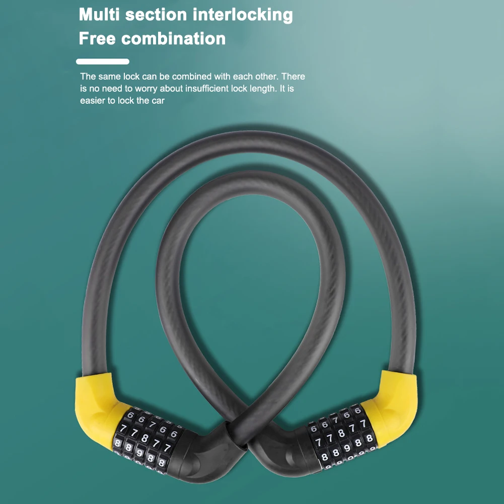 MTB-Bicycle-Wire-Locks-5-Digit-Code-Bike-Motorcycle-Security ...