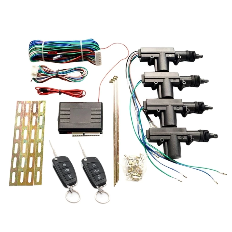 Universal-Car-Remote-Central-Locking-Kit-Keyless-Entry-System-Auto-Door ...