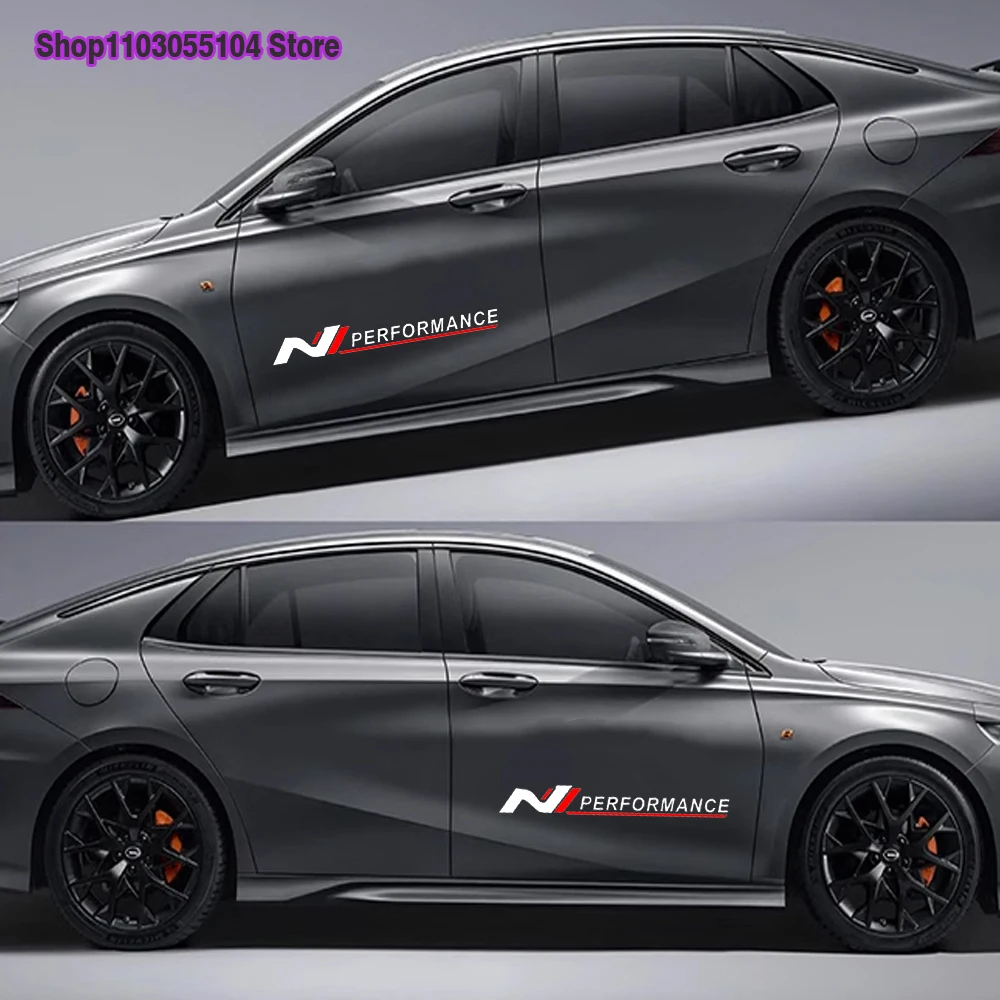 2pcs-N-performance-Car-windows-sticker-Auto-Body-Vinyl-Decal-For ...