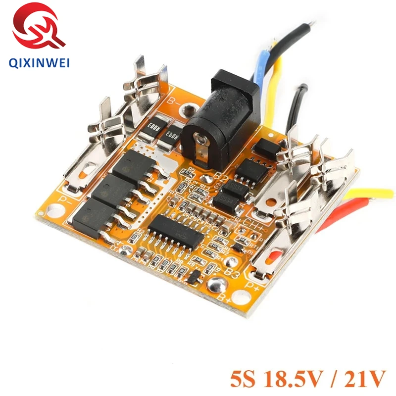 2pcs 5S 18.5V 21V 18A BMS 18650 Lithium Battery Protection Board Module ...