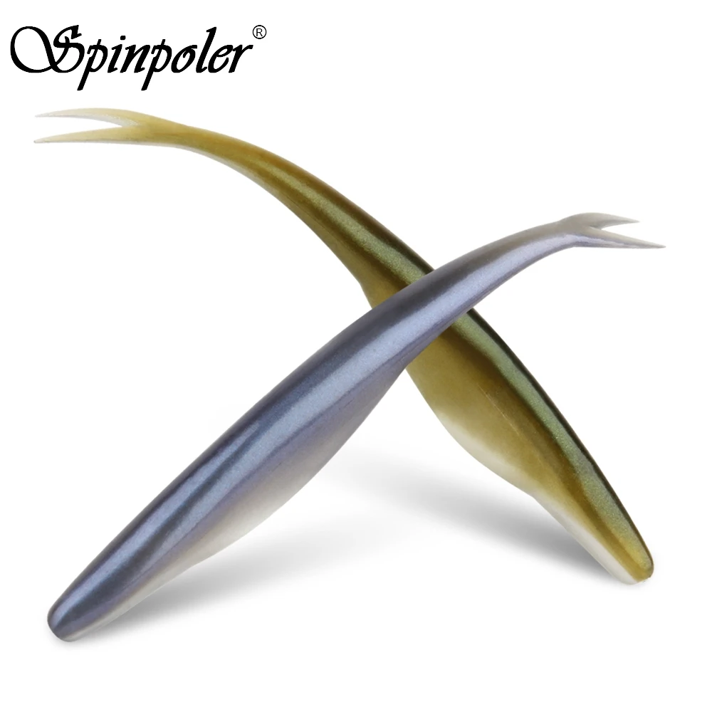 Spinpoler-Split-Tail-Soft-Fishing-Lure-5-Jerk-Shad-Minnow-Drop-Shot ...