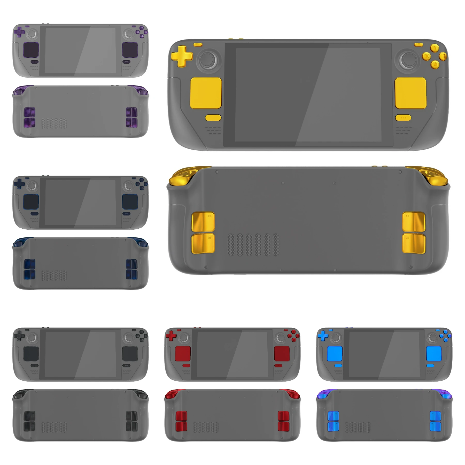 eXtremeRate-Replacement-Full-Set-Buttons-for-Steam-Deck-LCD-ABXY-D-pad ...