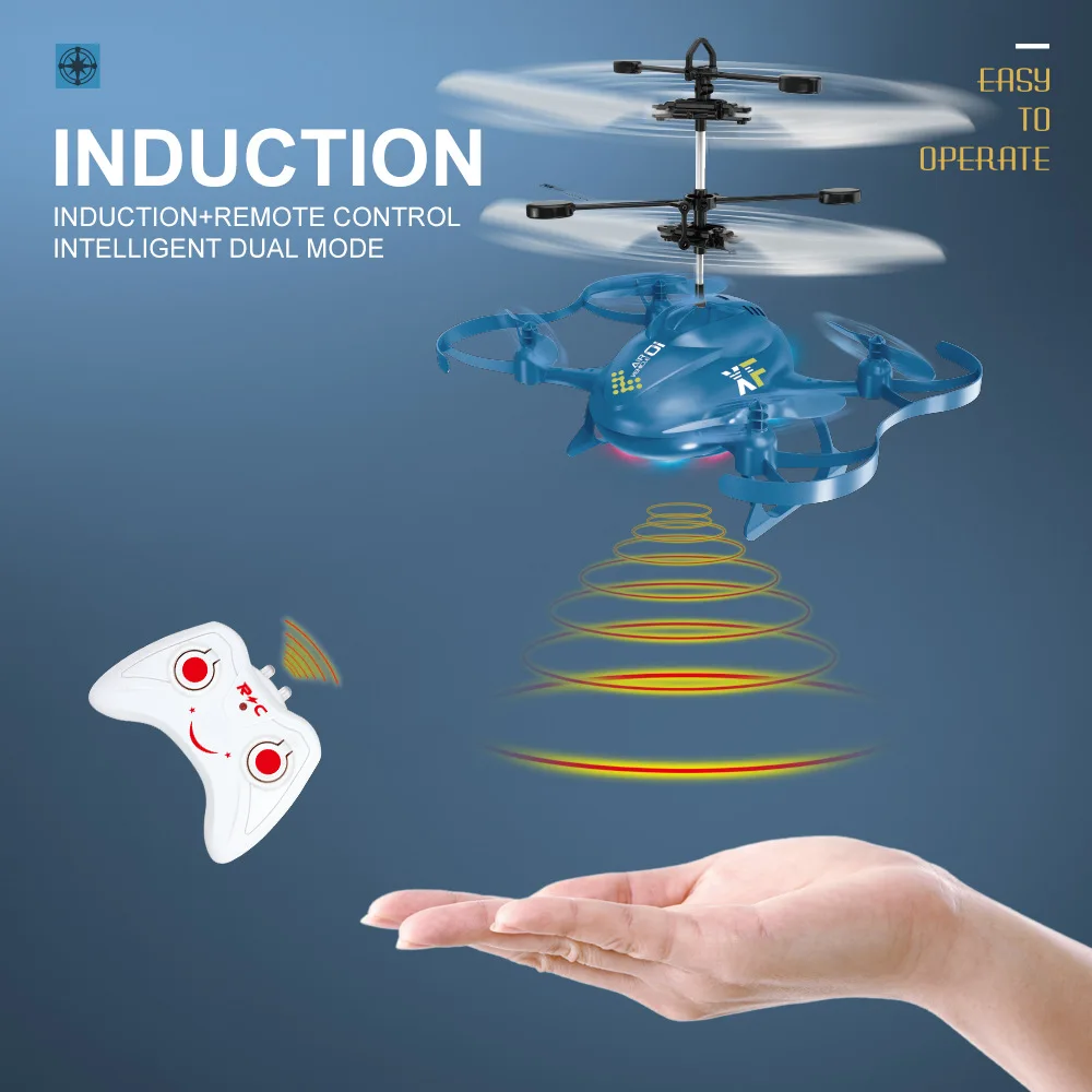Child Palm Induction Airplane-flight Toy Aircraft Electric Unmanned ...