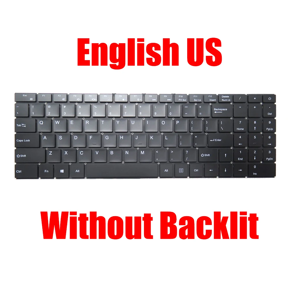Replacement Laptop Keyboard For Irbis For BlizzardBook 15NBC1000 ...