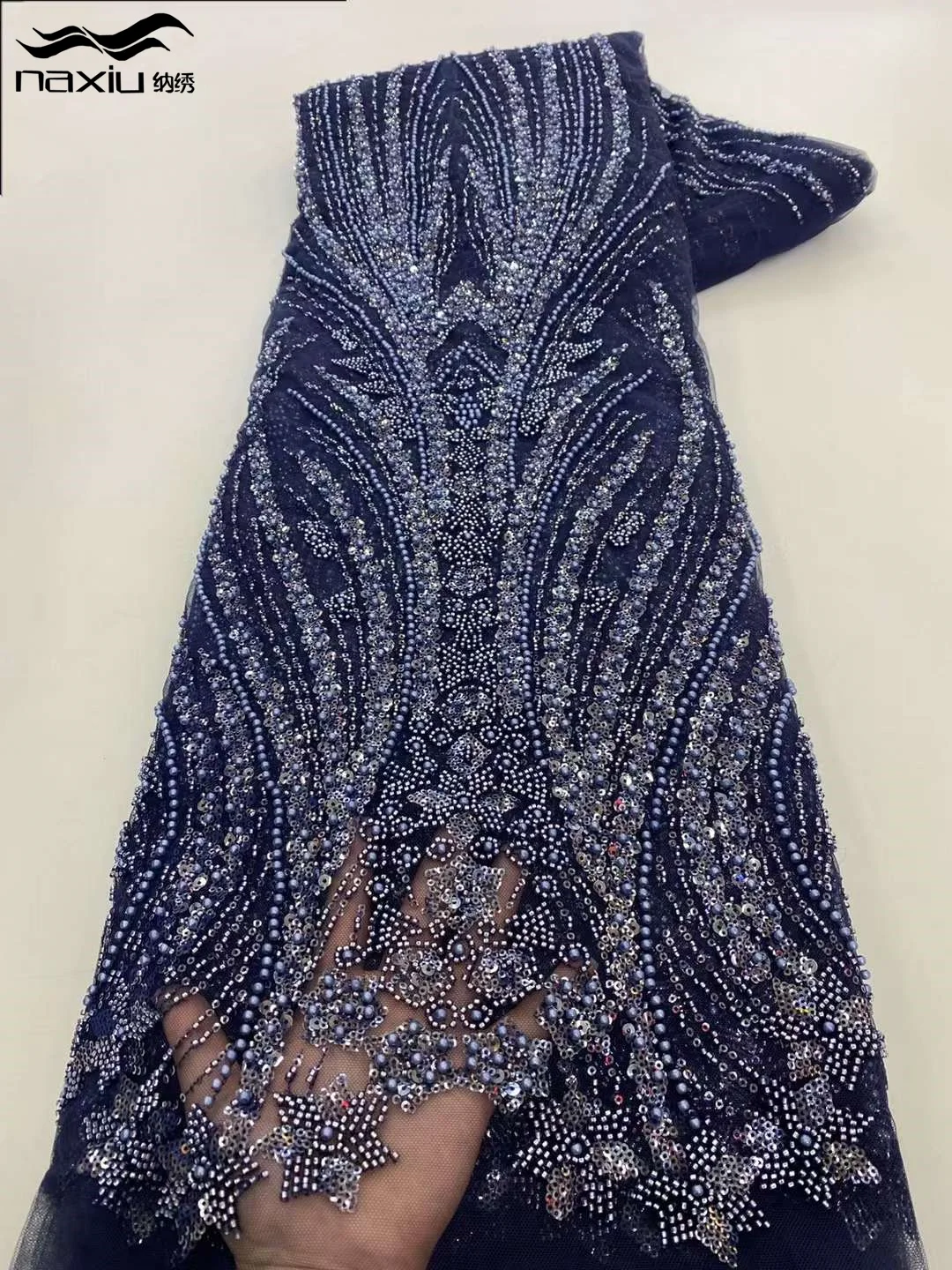 Madison-Tecido-de-renda-africano-com-lantejoulas-para-mulheres-vestidos ...