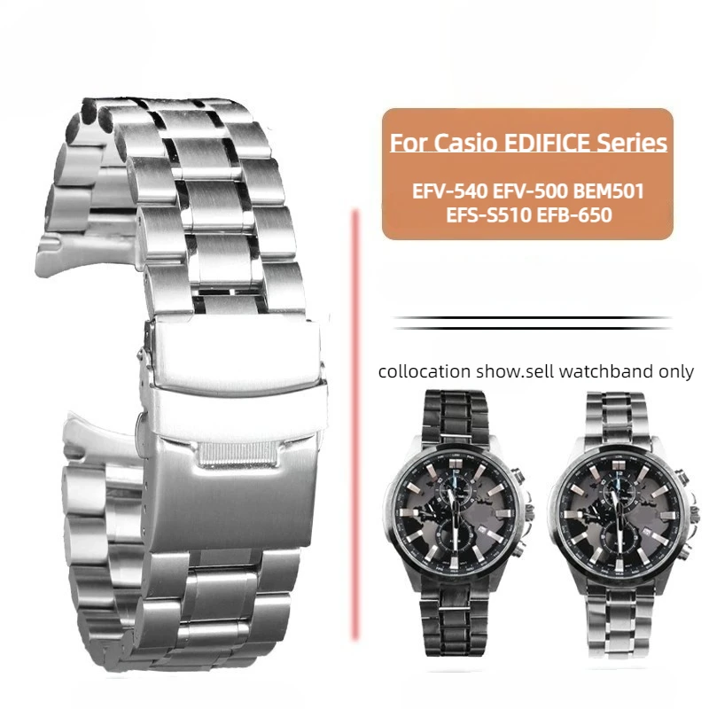 For-Casio-EDIFICE-EFV-540-EFV-500-BEM501-EFS-S510-EFB-650-Curved-End ...