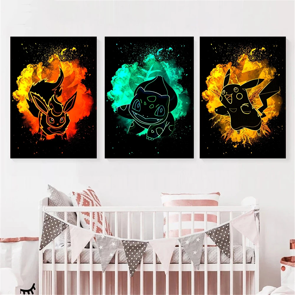 Room Decor Mural Pictures | Pokemon Poster Bulbasaur | Poster Pokemon ...