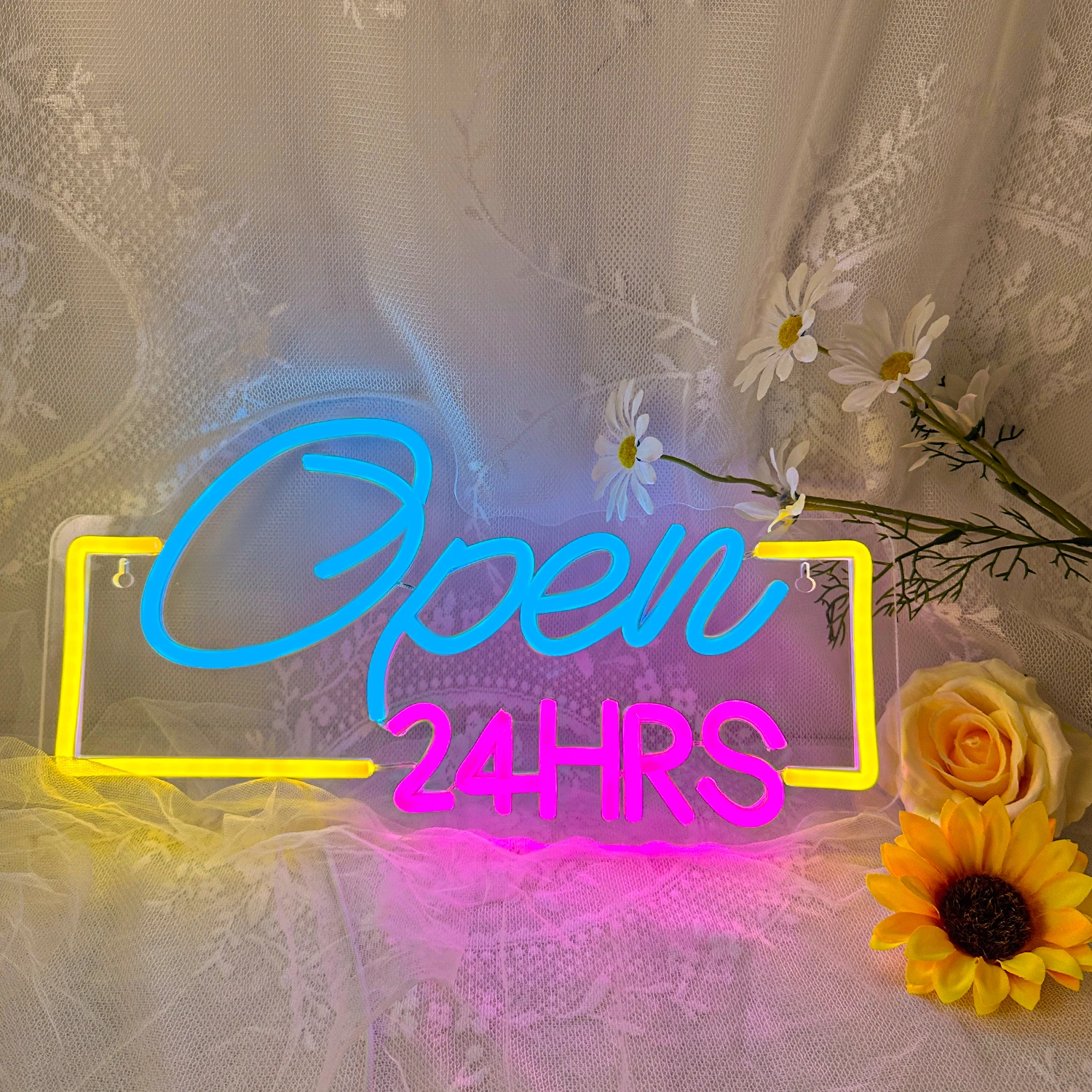 Vintage Lighted Open Sign