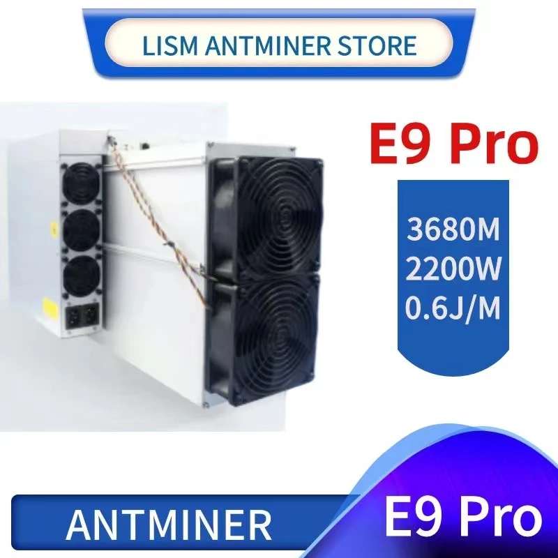 Antminer E9 Pro 3680MH/s Bitmain etc. Algoritmo de eash miner con hashrate 3.68Gh/s E9pro ...