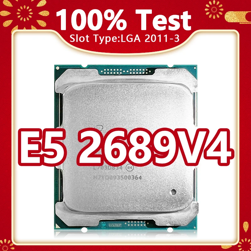 Xeon E5-2689V4 CPU 14nm 10 Cores 20 Threads 3.1GHz 25MB 165W processor ...