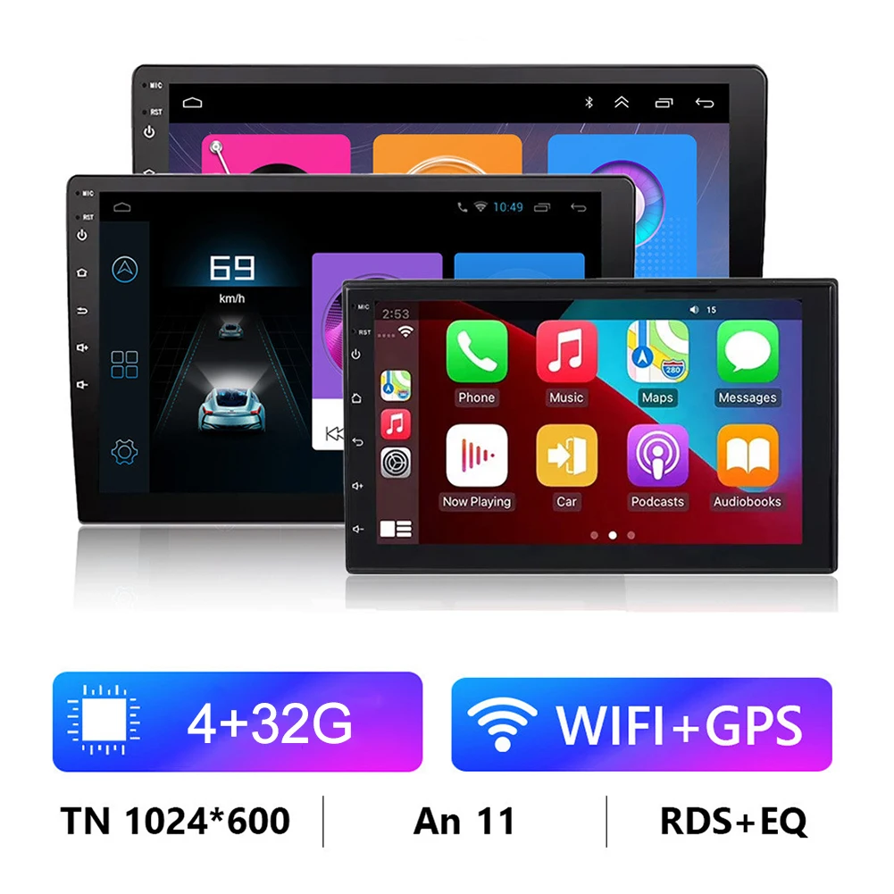 4GB+32G MP5 Player 9 Inch Double Din Car Radio Multimedia Video Player Built In Wifi Bluetooth ...
