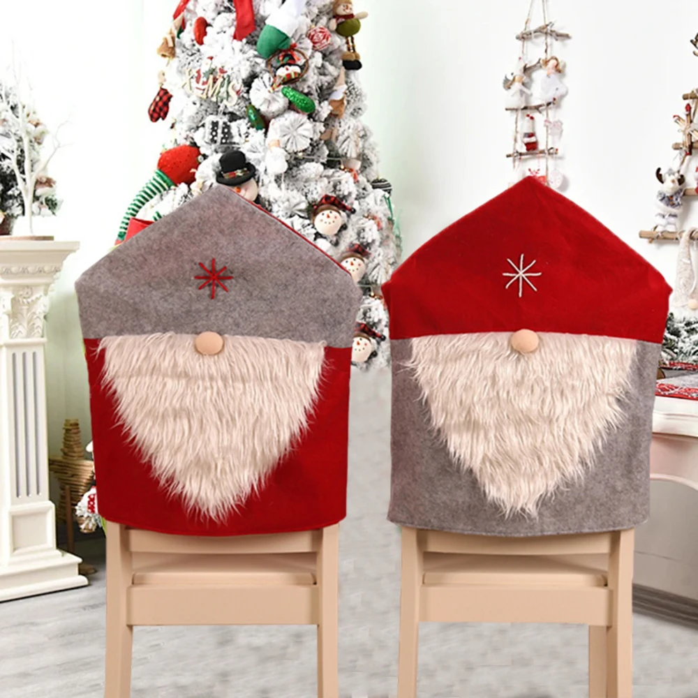 Christmas Chair Covers Chair Back Covers Holiday Dining Chair ...