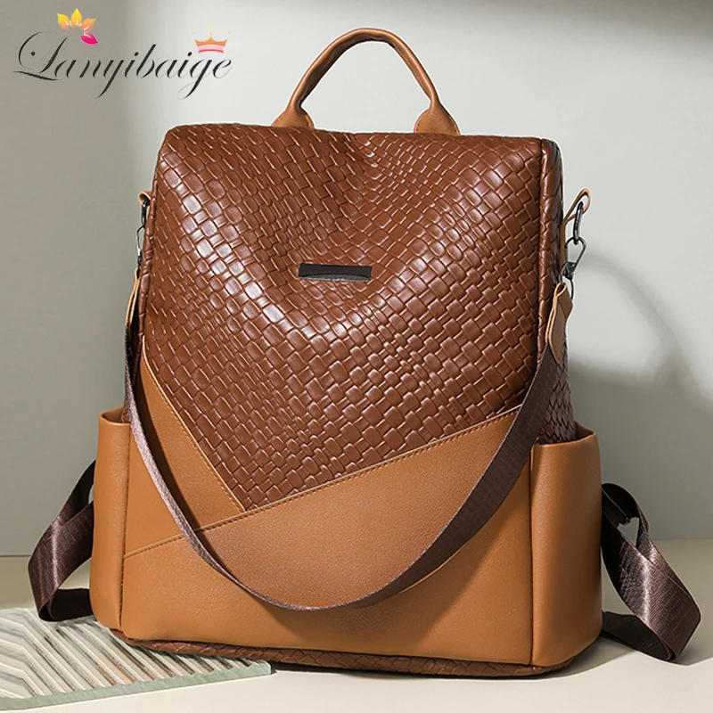 Women-Large-Capacity-Backpack-Purses-High-Quality-Leather-Female ...