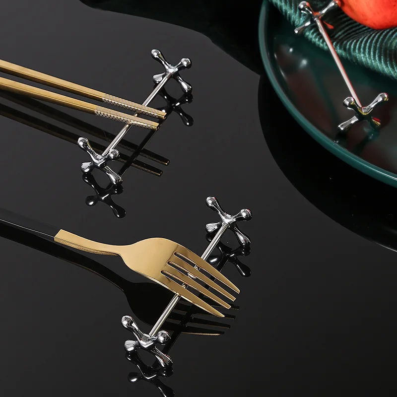 Metal-Chopsticks-Stand-Table-Spoon-Knives-and-Fork-Holder-Japanese ...