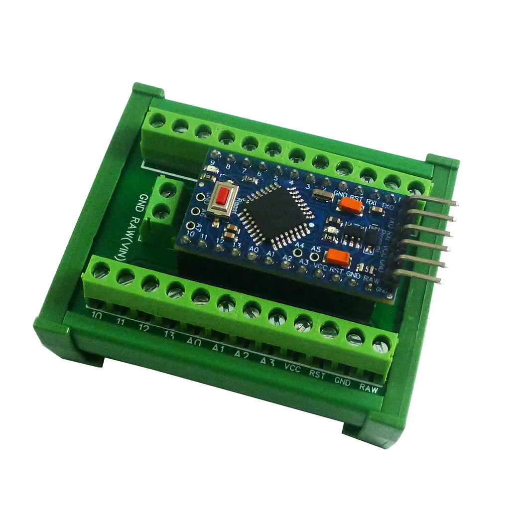 DNPRO11-DIN-Rail-Mount-Screw-Terminal-Block-Adapter-Module-For-Arduino ...