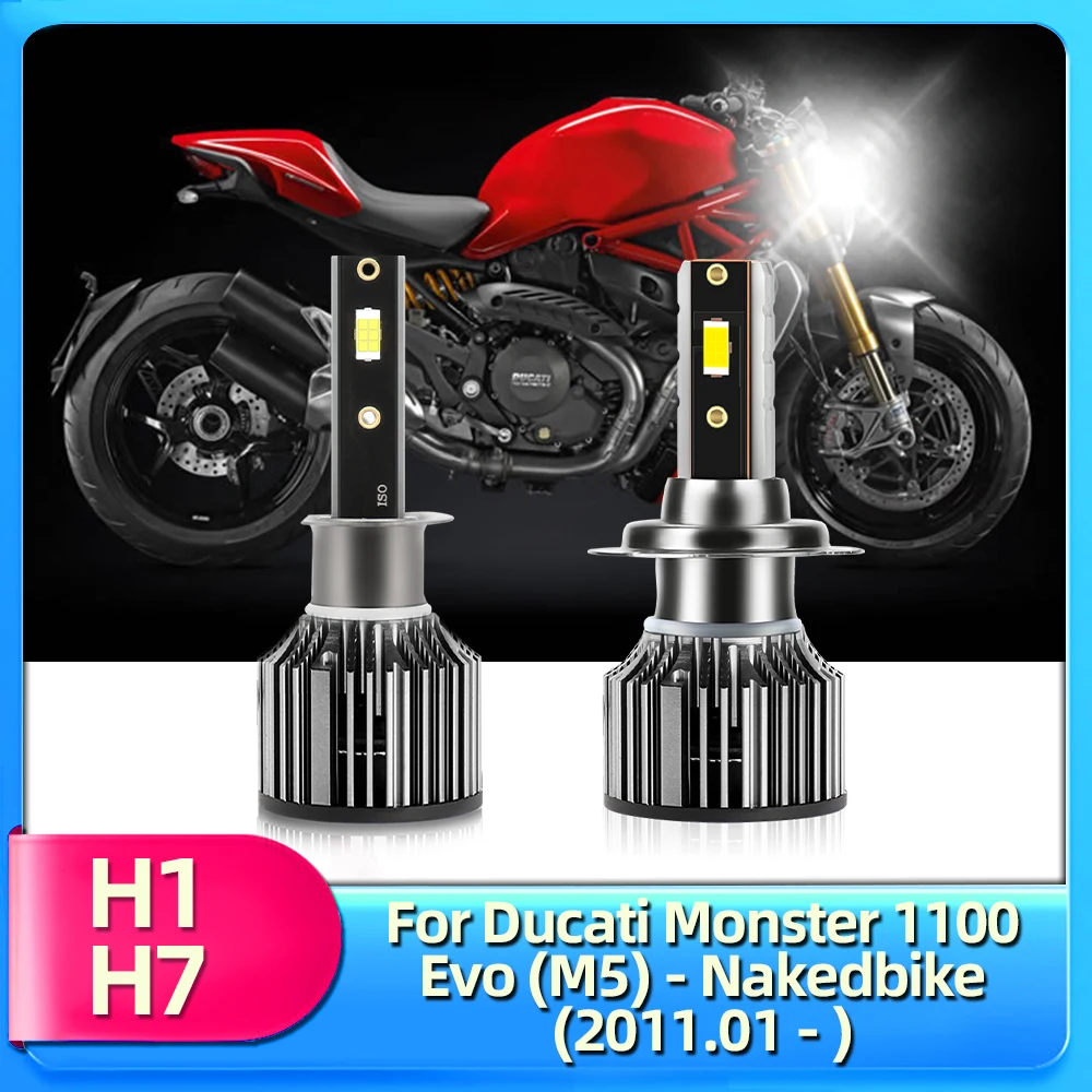 Motorcycle-LED-Headlight-12V-Motor-Lamp-For-Ducati-Monster-1100-Evo-M5 ...