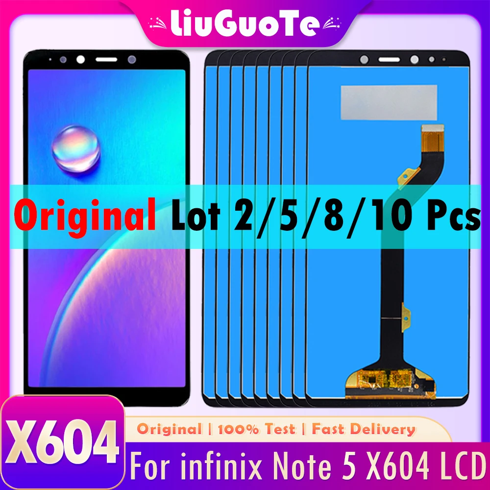 2/5/8/10pcs Infinix Note5 X604 X604B LCD 디스플레이 터치 스크린 디지타이저 어셈블리 ...