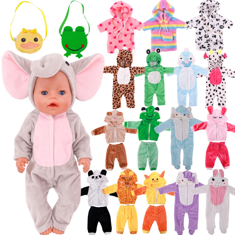 Doll-Plush-Clothes-One-piece-Garment-Diagonal-Package-For-18inch ...