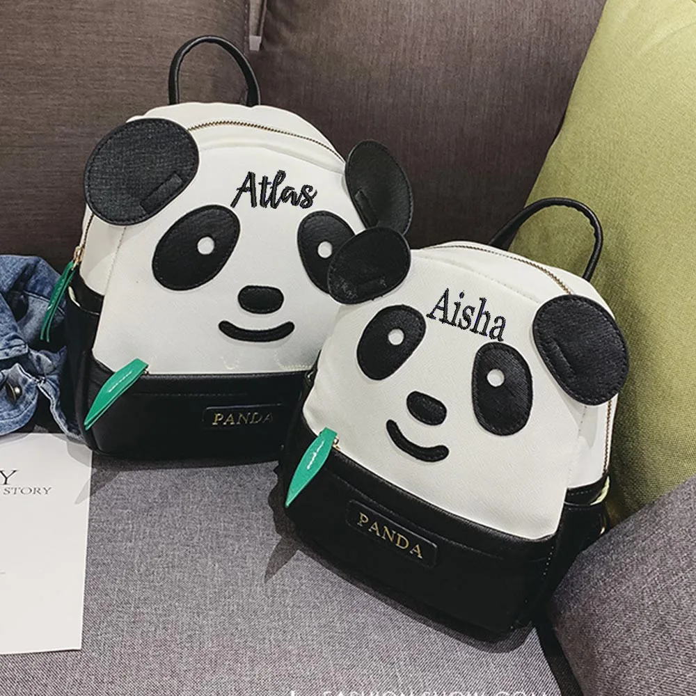 Customized-Panda-Backpack-Kindergarten-School-Bag-Cartoon-Panda-Bag ...