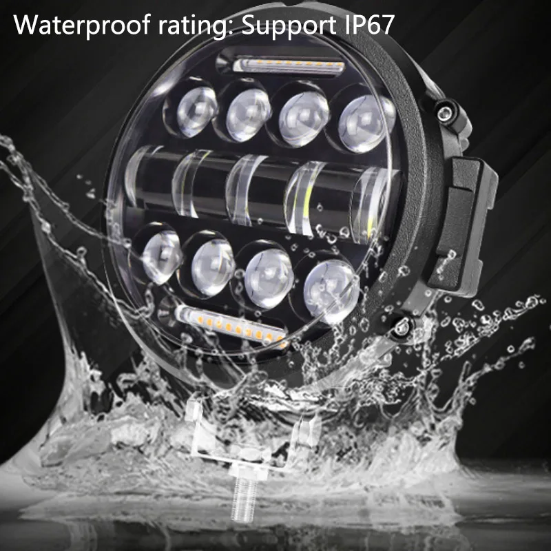 Led Off Road Lights 7 Inch Round LED Pod Lights - 100W Combo Beam ...