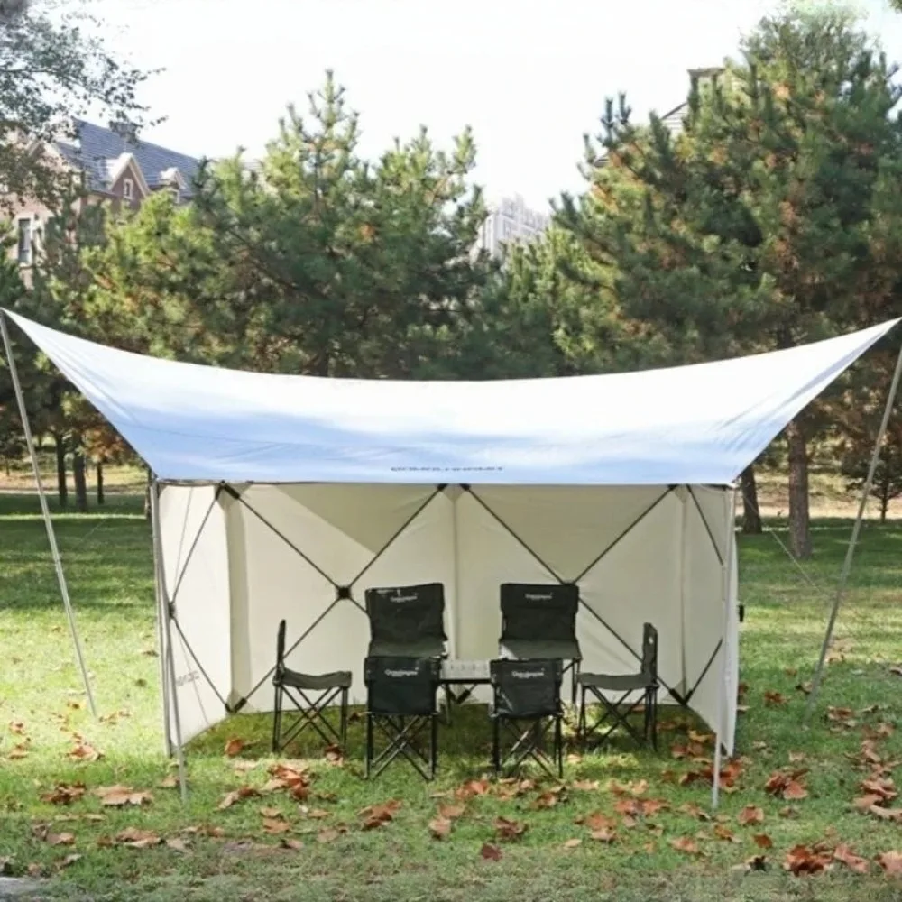 Foldable-Outdoor-Camping-Shelter-Windscreen-For-Picnic-BBQ-Beach-Large ...