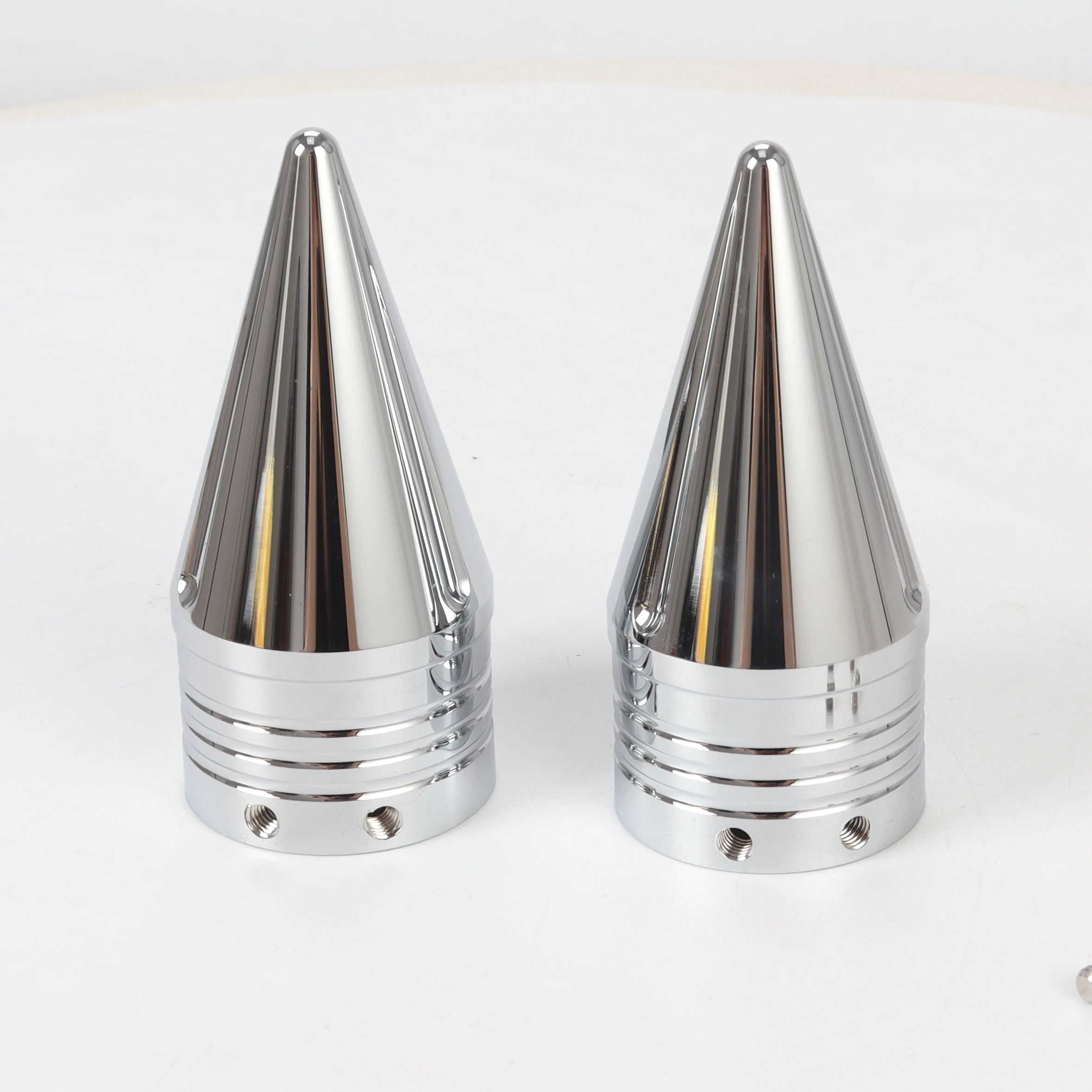 Motorcycles Front Axle Nut Covers Bikes CNC Waterproof Spike Caps ...