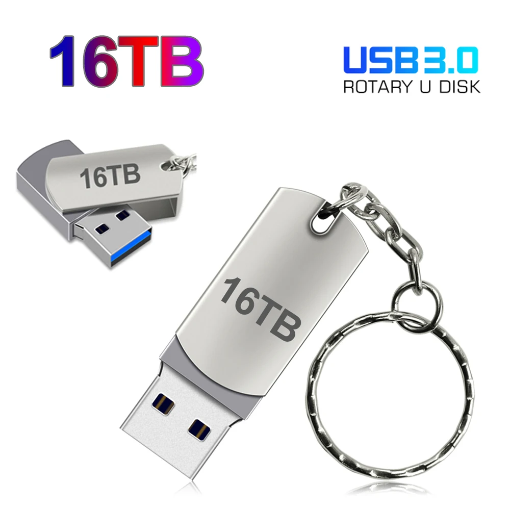 New USB 3.0 Pendrive 4TB High Speed Flash Metal Pen Drive 16TB 8TB 6TB ...