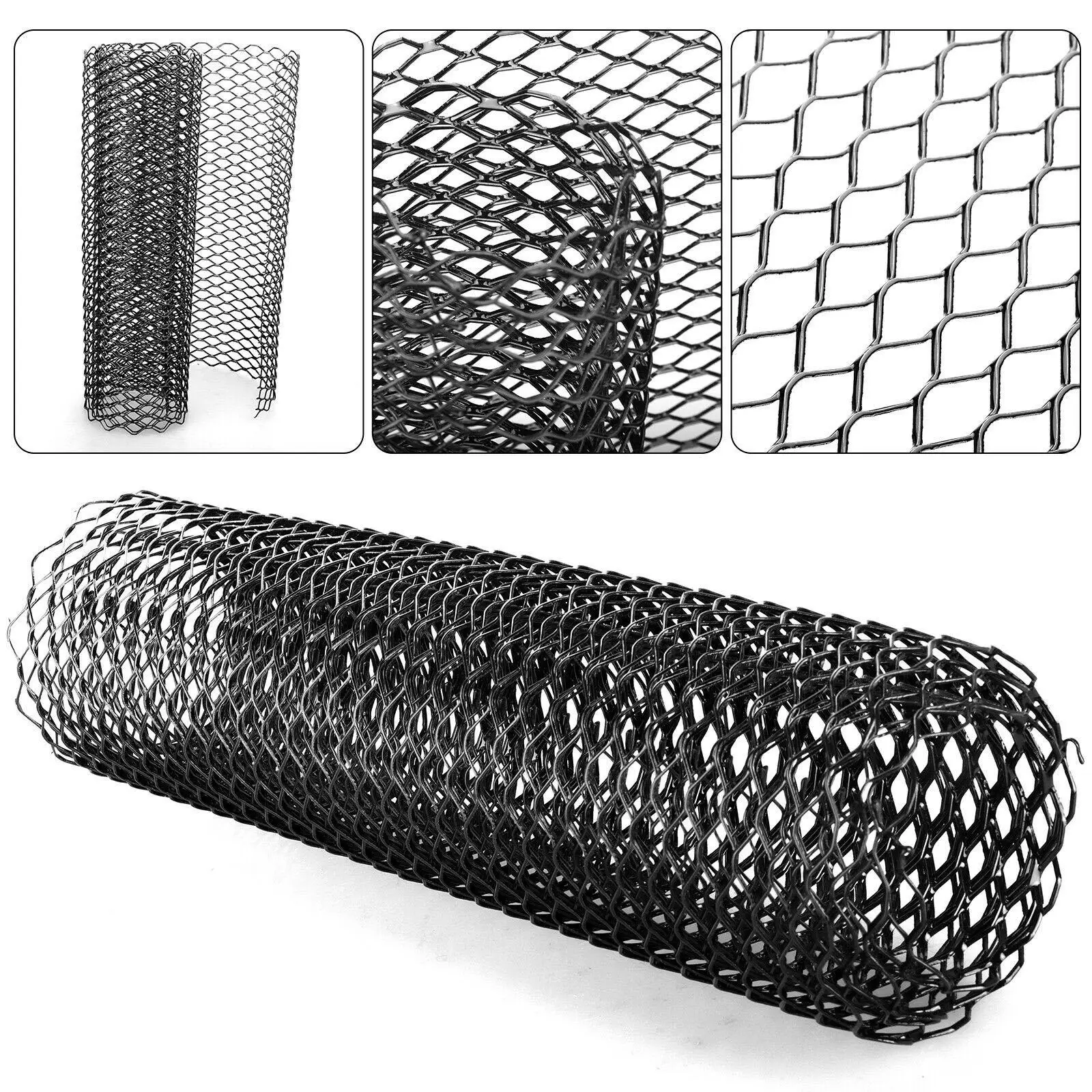 Chrome Grille Mesh Sheets