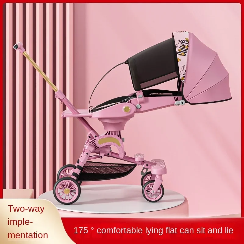 Two-way-Stroller-Lightweight-Folding-Newborn-Travel-Stroller-High ...