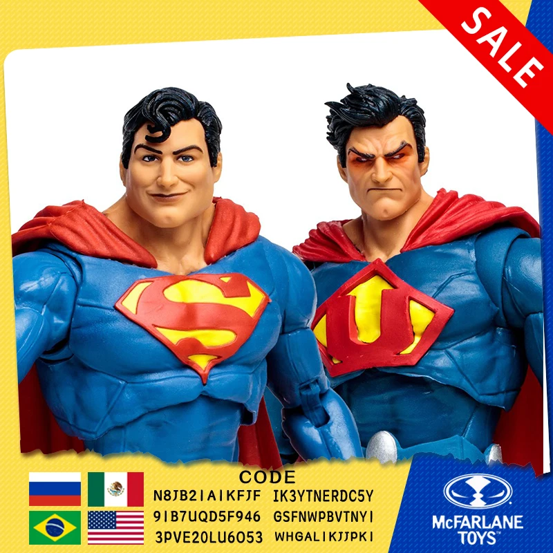 McFarlane-Toys-of-Superman-vs-Superman-Fato-Duplo-Cole-o-Action-Figures ...