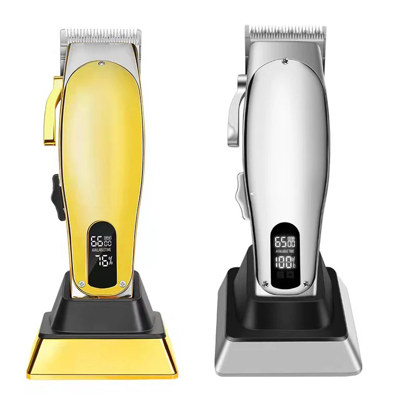 Full-Metal-Professional-Hair-Clipper-Electric-Beard-Hair-Trimmer-For ...
