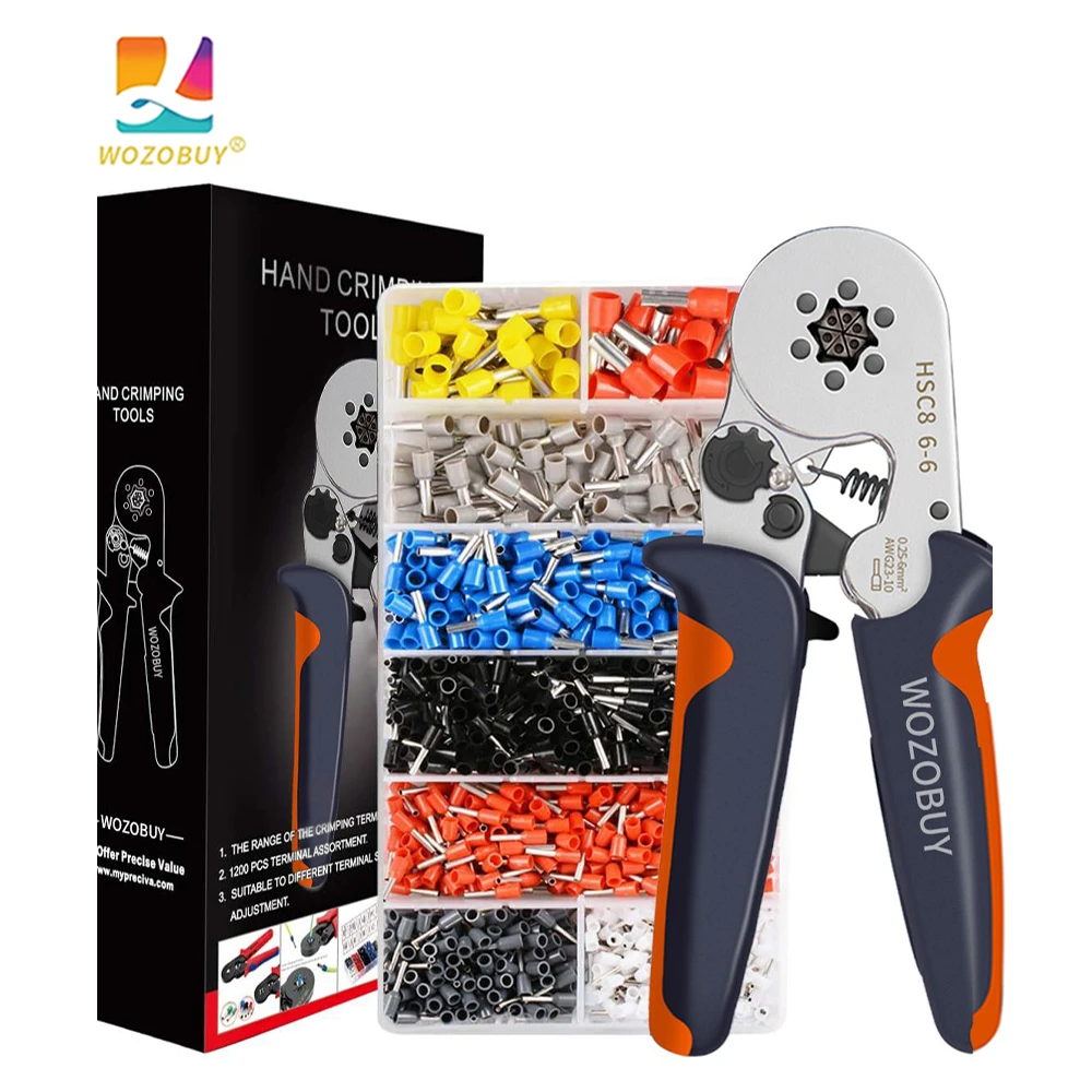 Hexagonal Ferrule Crimp Tool Wire Ferrule Crimping Tool Hsc8 6-6 Self ...