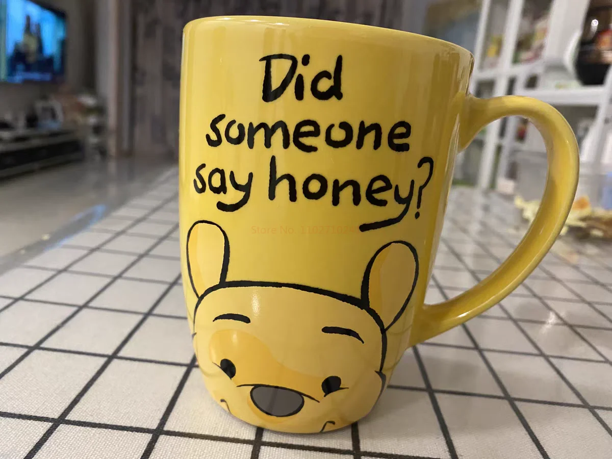 WTP Cartoon Ceramic Water Cup with Handle 500mL - Tunree