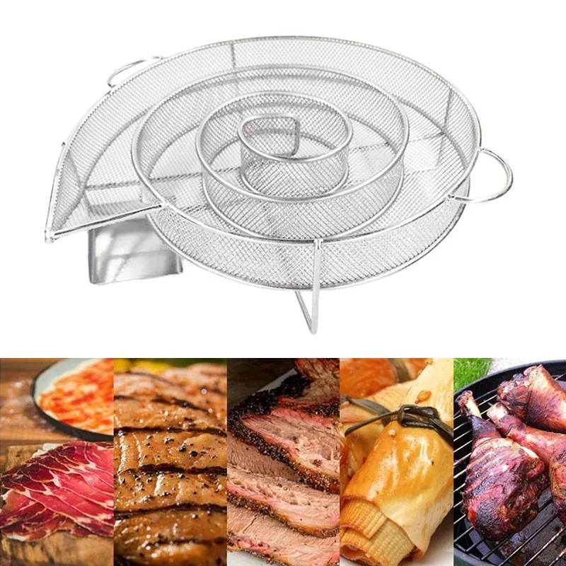 Cold-Smoke-Generator-BBQ-Accessories-Steel-Barbecue-Grill-Cooking-Tool ...