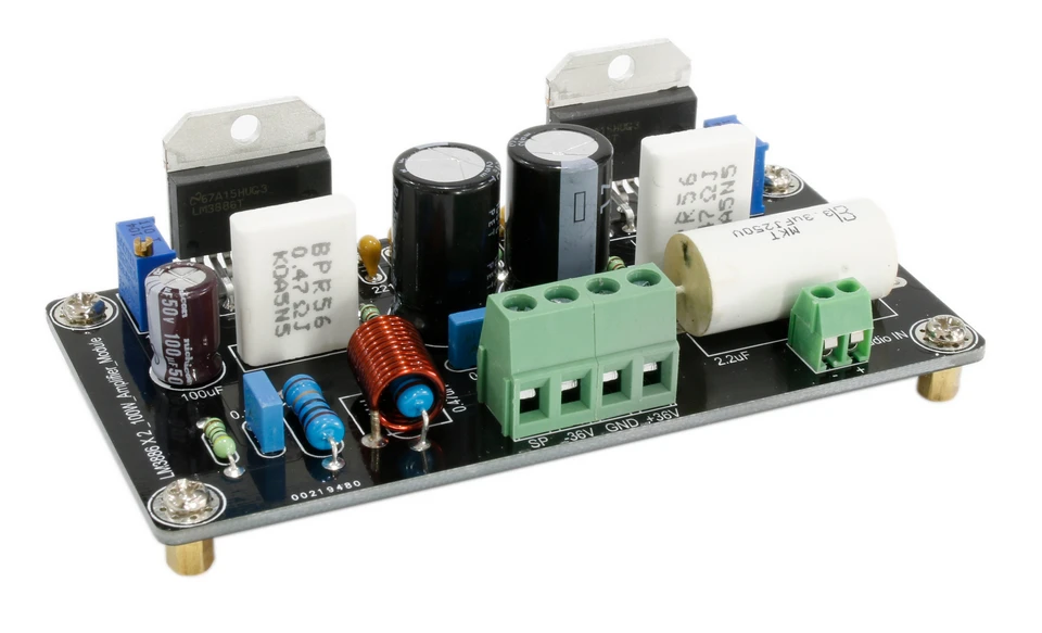 LM3886-installed-100W-parallel-mono-DC-audio-power-amplifier-board-pure ...