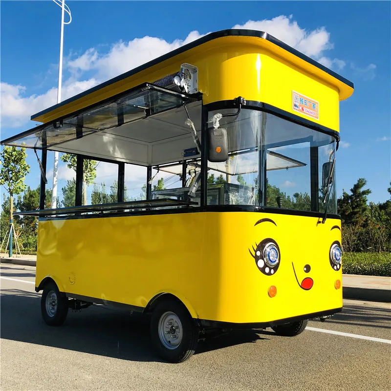 Wagen-Multifunktions-Speisewagen-elektrische-Allrad-mobile-gebratene ...