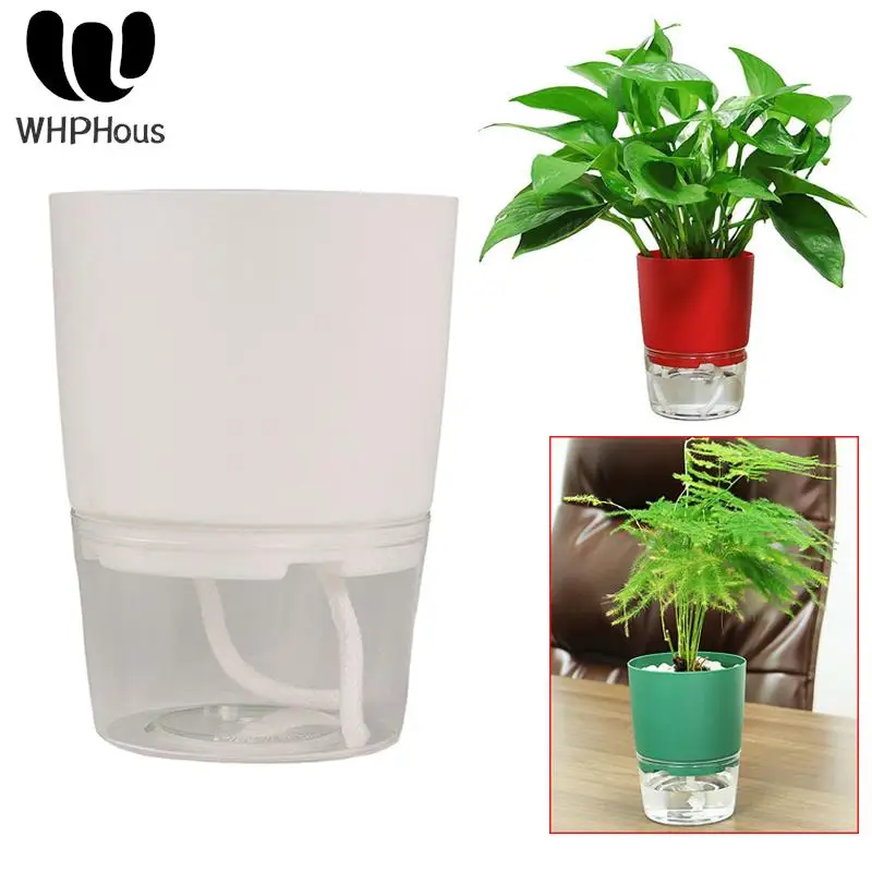 Small-Lazy-Self-Absorbing-Flowerpot-Plant-Pot-Self-Watering-Desk-Garden ...