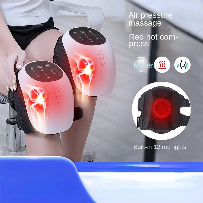 Air-Wave-Calf-Knee-Massage-Knee-Pads-Red-Light-Vibration-Knee-Air ...