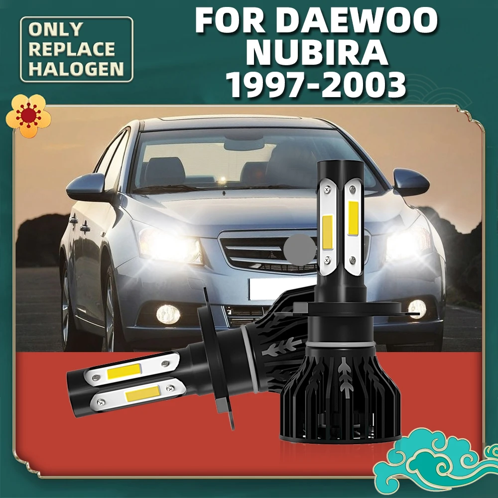 Headlight-12V-Bulbs-Car-Lamp-For-DAEWOO-Nubira-1997-1998-1999-2000-2001 ...
