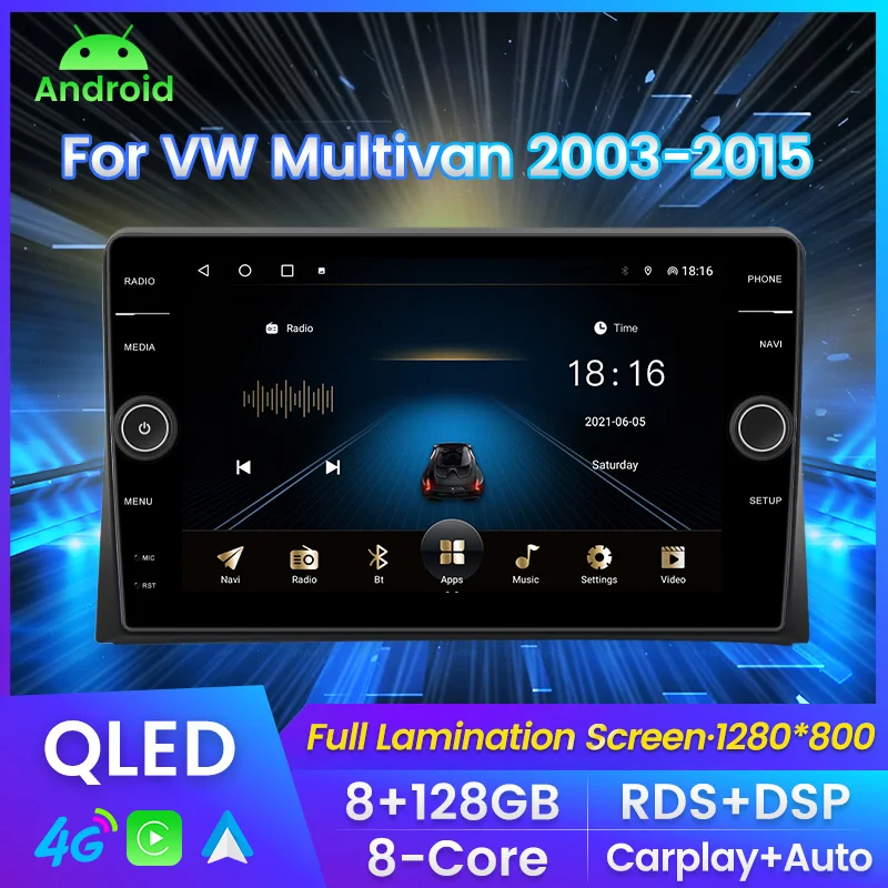 QLED-Screen-Car-Multimedia-Player-OCTA-Core-Android11-for-VW-Volkswagen ...