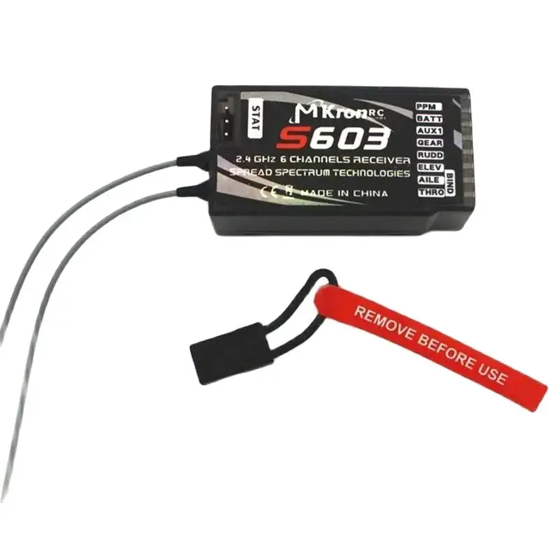 DSMX AR6210 2.4GHz 6 Channel DSM2 S603 RC Receiver for Transmitter ...