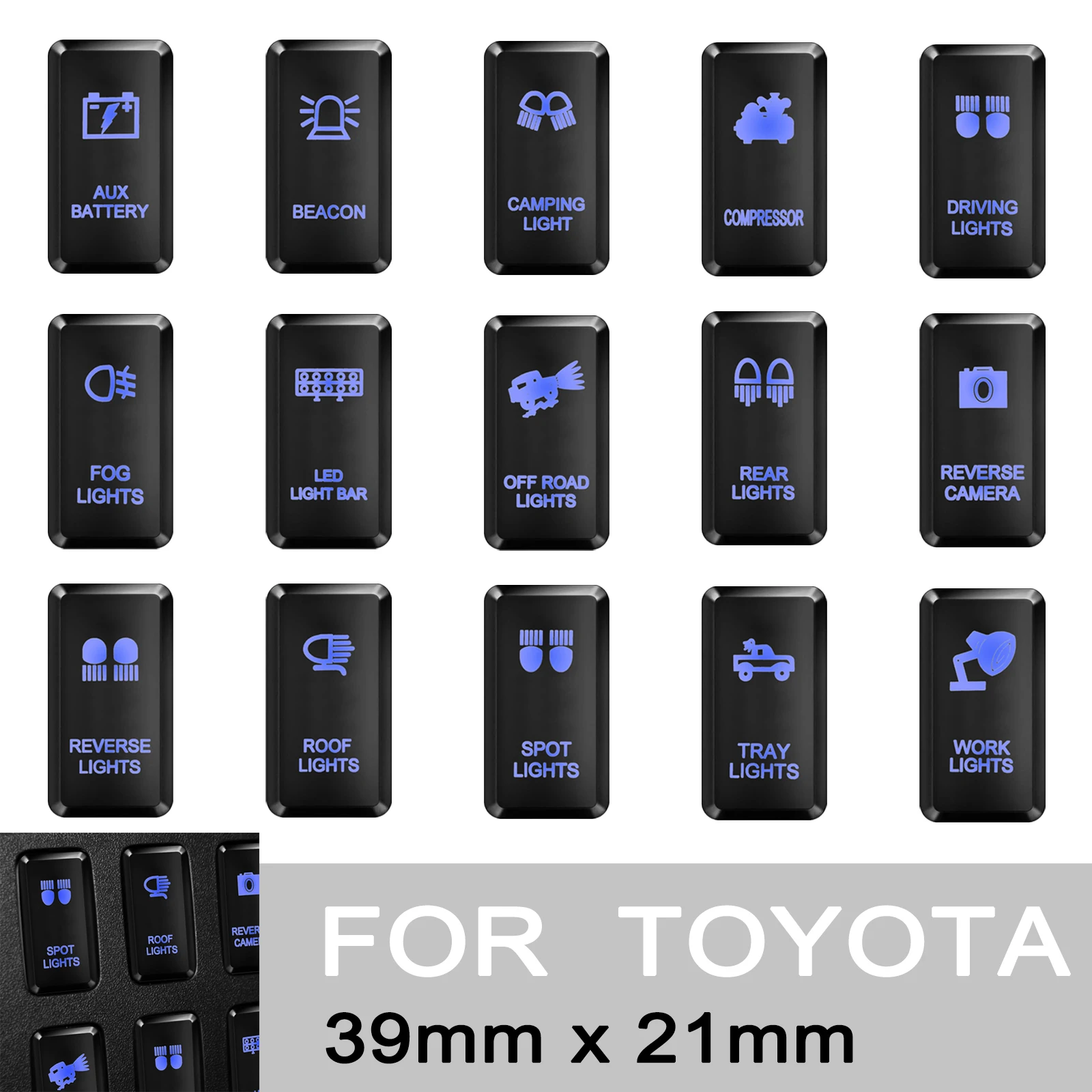 1-Pc-Blue-Backlit-Push-Button-Switch-Toyota-Switch-for-Toyota-Prado ...