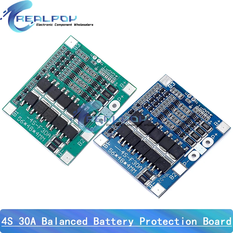 BMS-4S-30A-14-4V-Balancer-PCB-18650-Lipo-Li-ion-Lithium-Battery ...