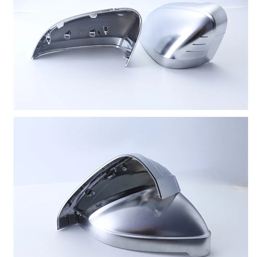 Silver-Rearview-Mirror-Cover-Car-Exterior-Rear-View-Cap-Replacement ...