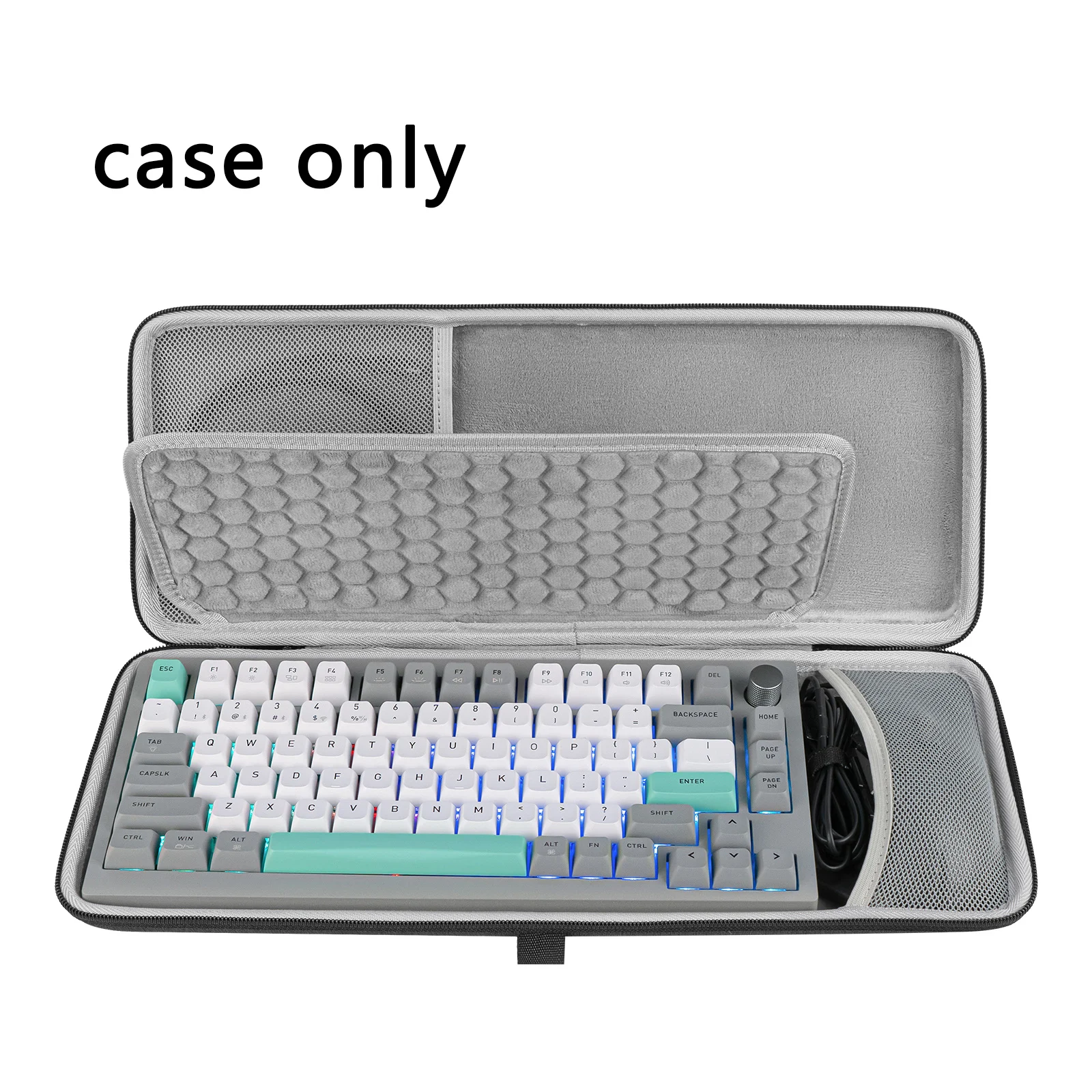 Geekria Keyboard Case for 84-Key Keyboards, Compatible with AULA F75 ...