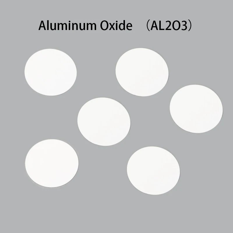 30mm OD 0.25mm Thickness Round Circular AL2O3 Aluminum Oxide Alumina ...