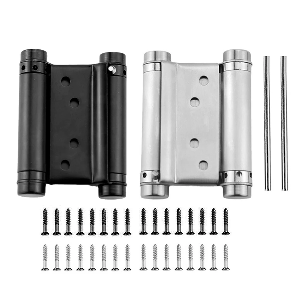 2pcs 3 Inch Double Action Spring Door Hinges Stainless Steel Self ...