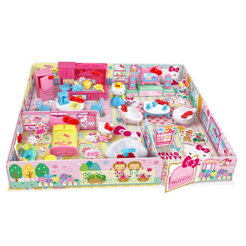 Juguetes de Sanrio, casa de Hello Kitty, juguete para niños, conjunto ...