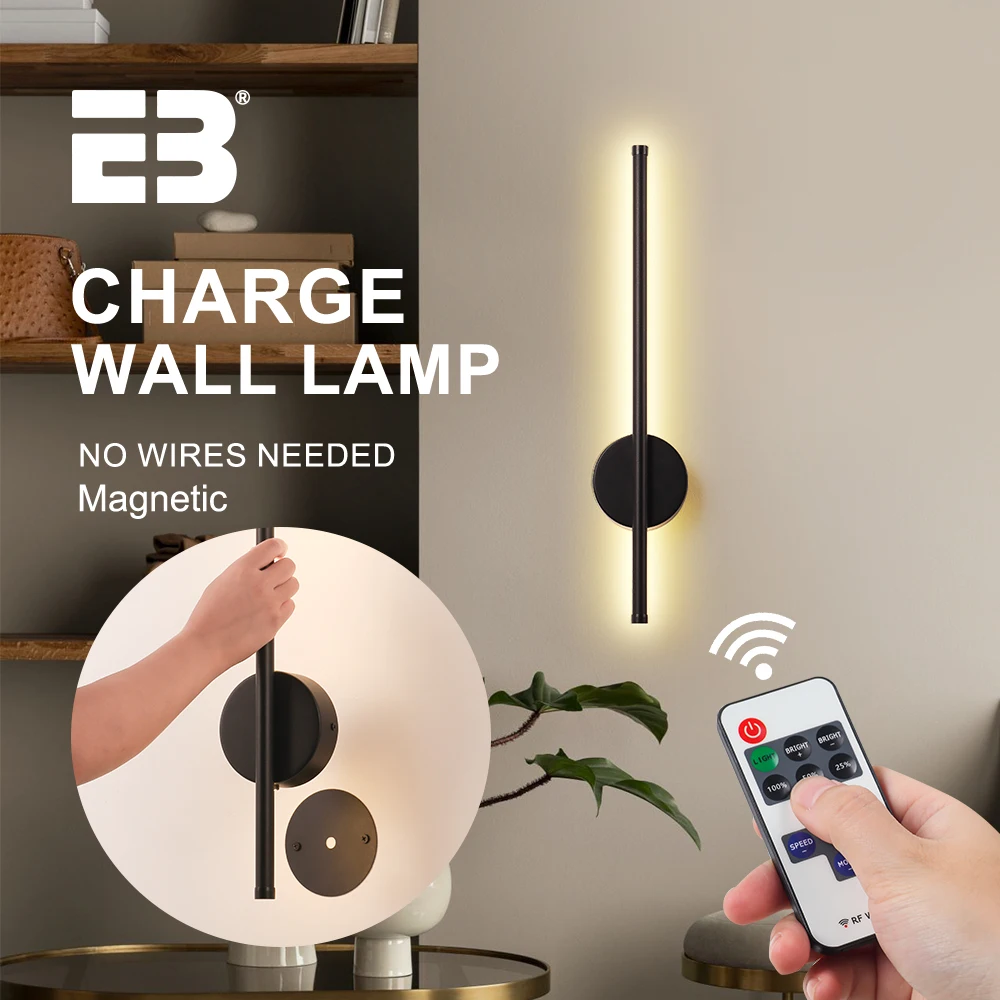 Rechargeable-Wall-Light-50cm-Wireless-LED-Lamp-with-Remote-Control ...
