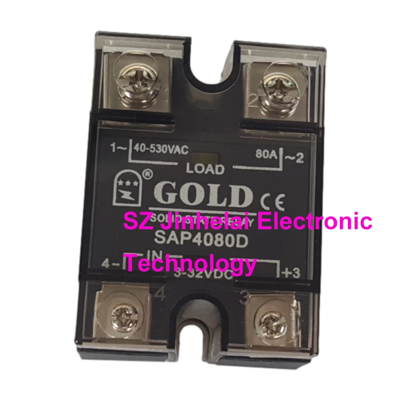 100% New And Original Sap4080d Gold Single Phase Solid State Relay 80a ...